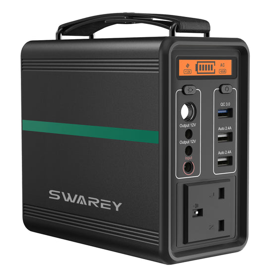 SWAREY 166Wh Portable Power Station Solar Generator Outdoor Generator ...