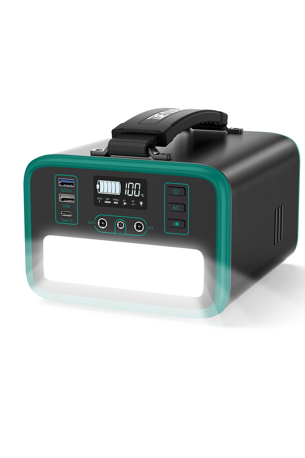 Swarey 240Wh Portable Power Station Solar Generator Backup Emergency B ...